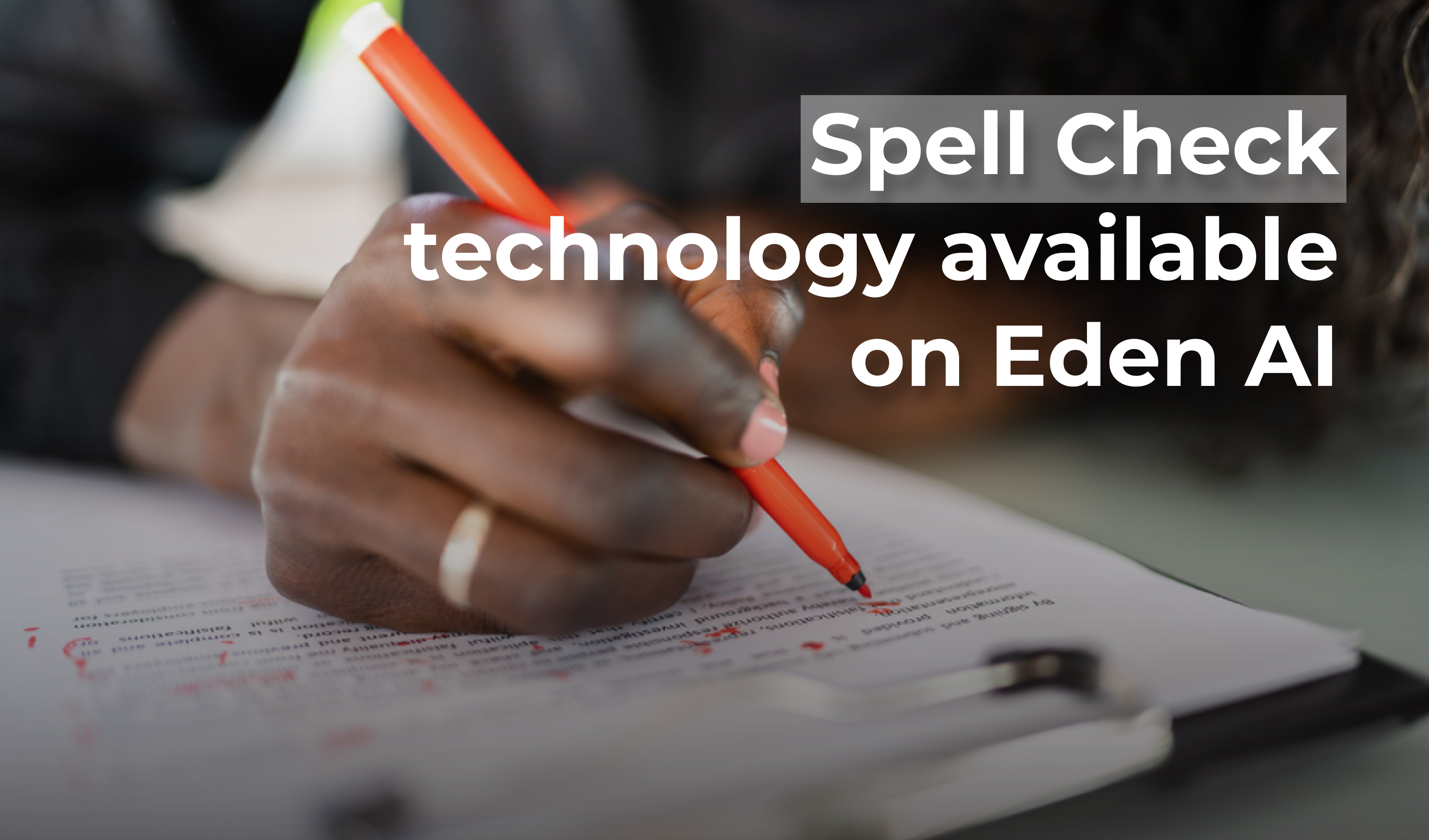 AI Grammar And Spell Checkers Eden AI